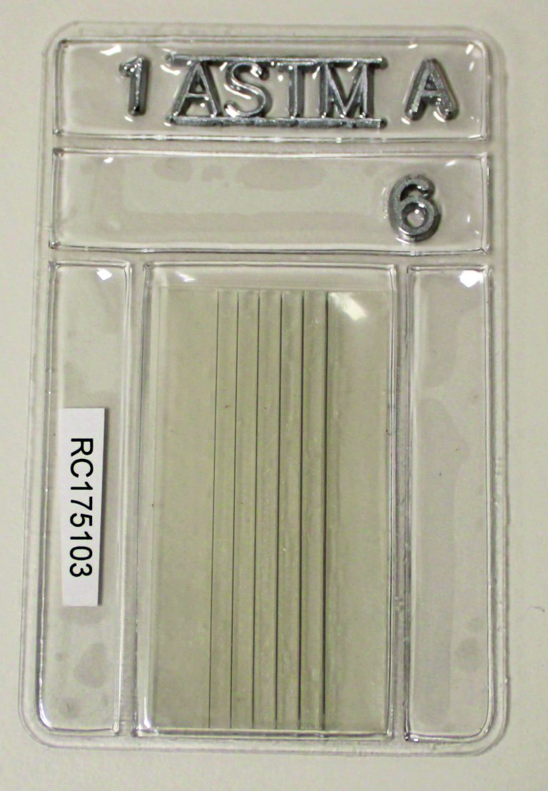 Wire IQI’s in accordance with ASTM E 747 Stainless Steel (1), 2″ wire ...