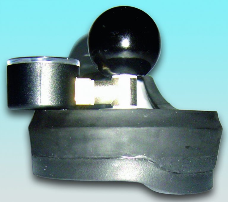Overlap fillet weld-vacuum box, with pressure manometer, 500 mm long ...